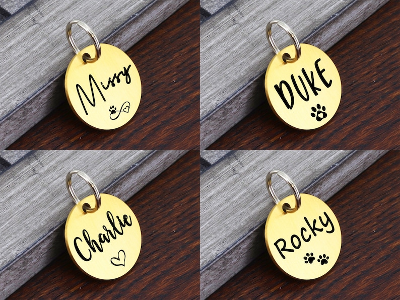 Dog Name Tags Custom Dog Tags Engraved Dog Tag Dog Tags for - Etsy