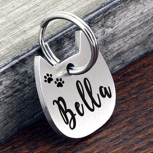 Cat Tag Personalized, Custom Cat Tag, Cat Name Tag Small, Cat ID Tag ...