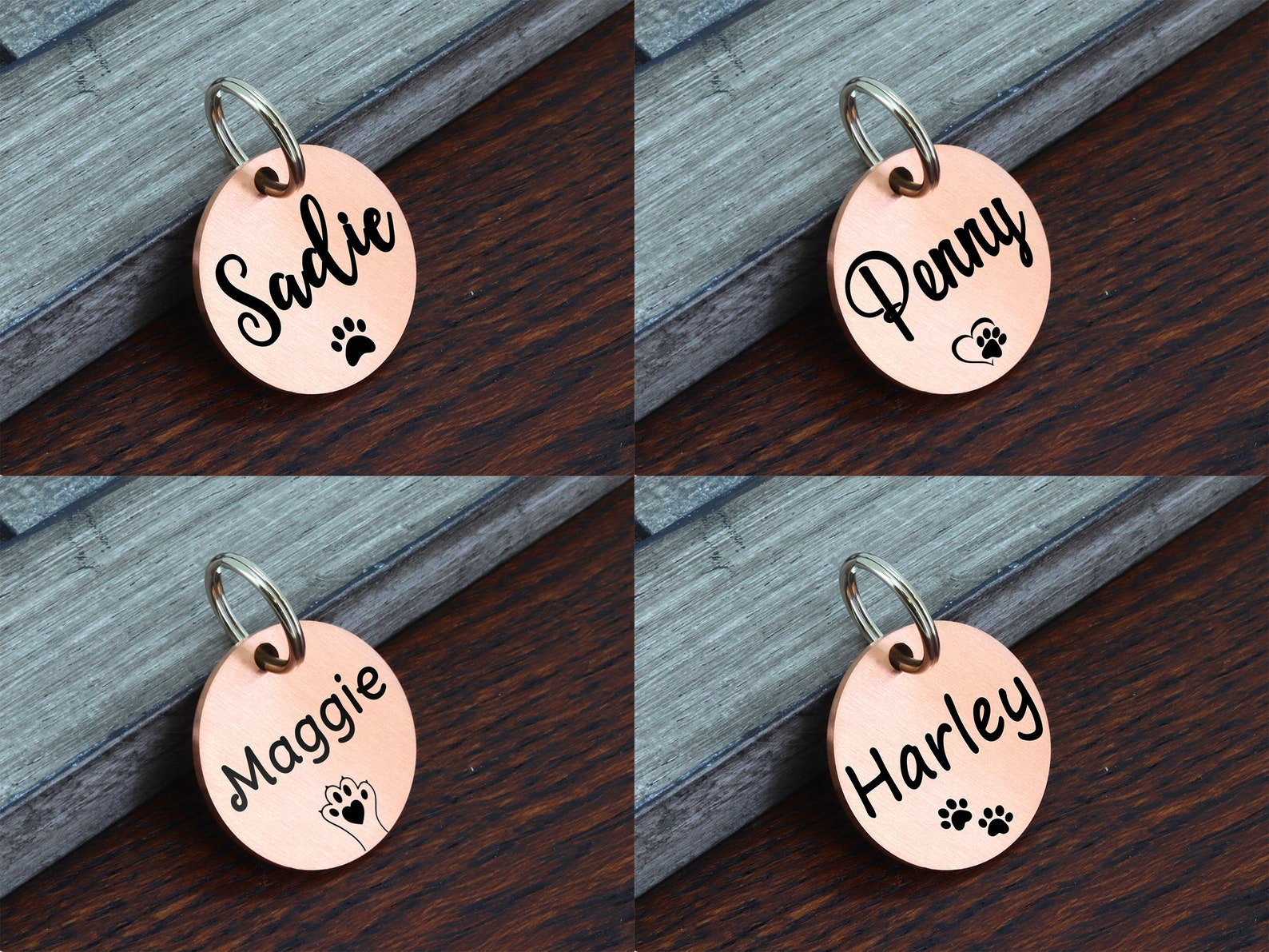 Dog Name Tags Custom Dog Tags Engraved Dog Tag Dog Tags for | Etsy