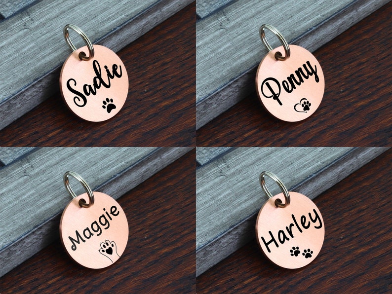 Dog Name Tags Custom Dog Tags Engraved Dog Tag Dog Tags for | Etsy