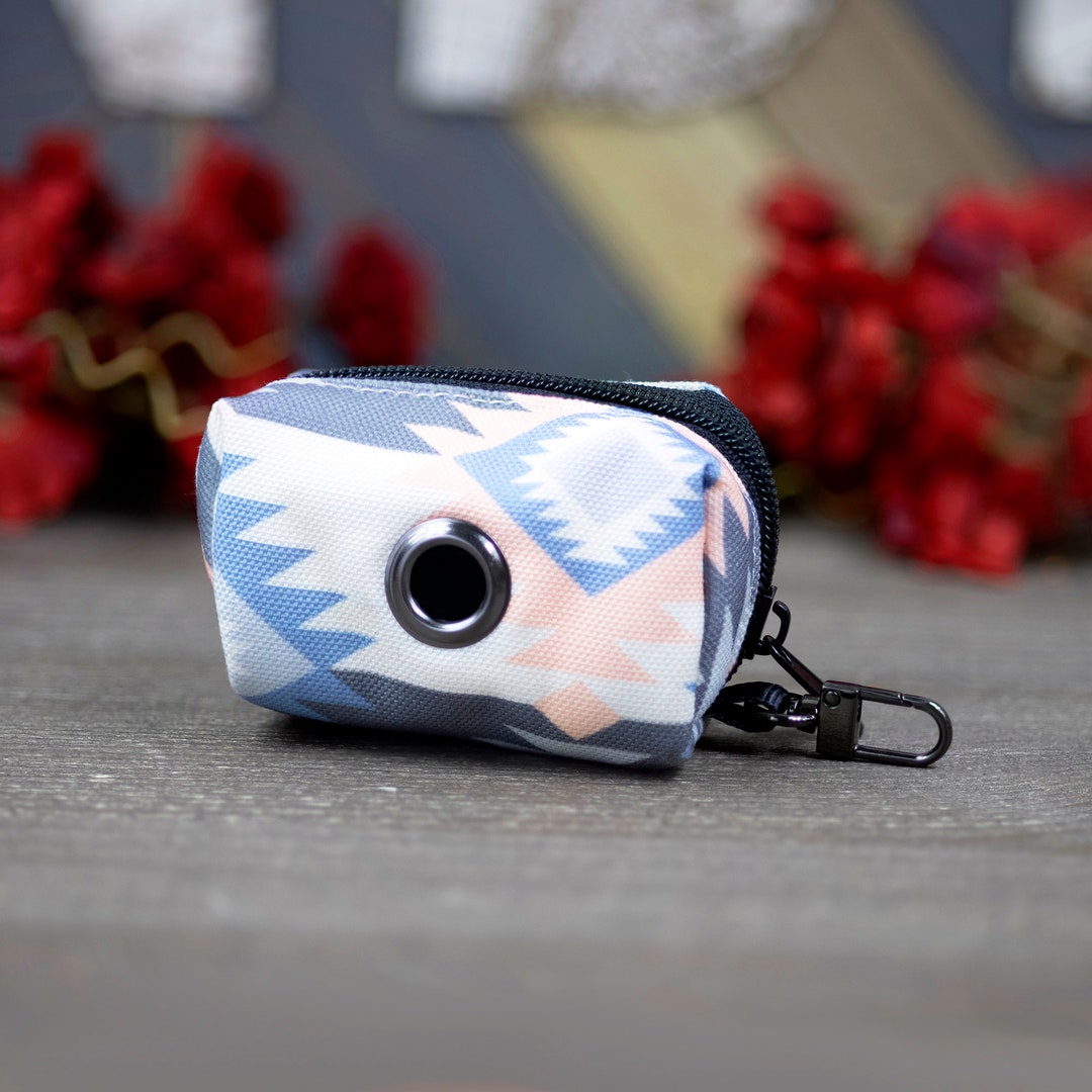 Dog Poop Bag Holder, Boho Aztec Poop Bag Holder, Waste Bag Dispenser ...
