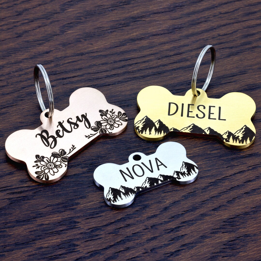 Cute Dog Tag, Engraved Dog Tag, Dog Tag Personalized, Custom Dog Tag ...