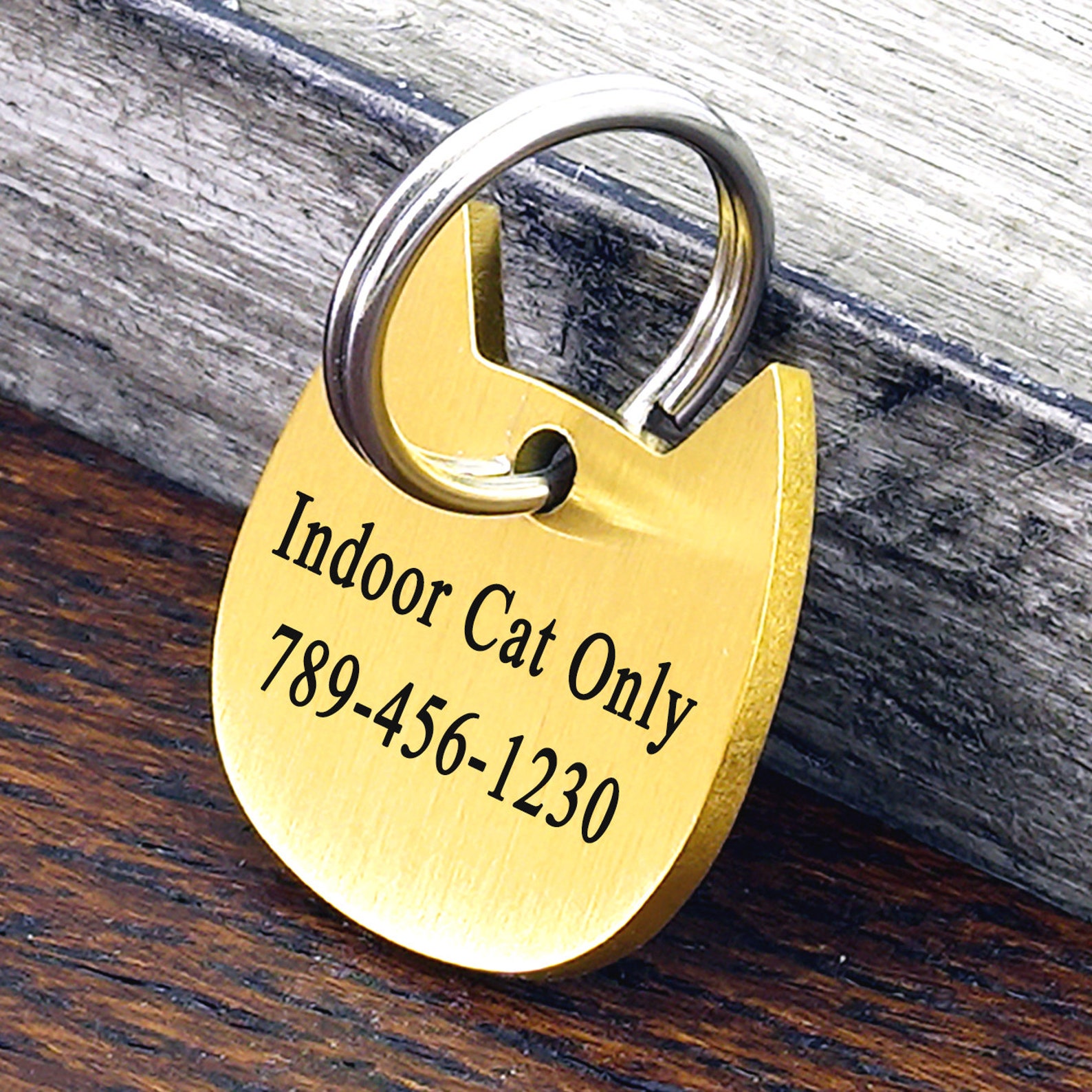 Cat Tag Cat Tag Personalized Cat ID Tag Cat Name Tag - Etsy