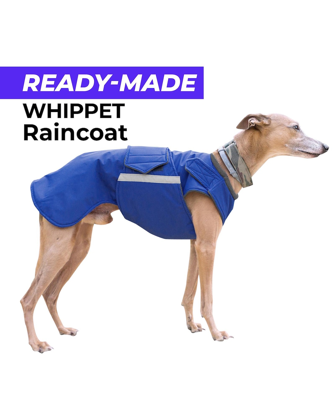 Ready-made Whippet Winter Coat - Whippet Jacket - Waterproof Outer With ...