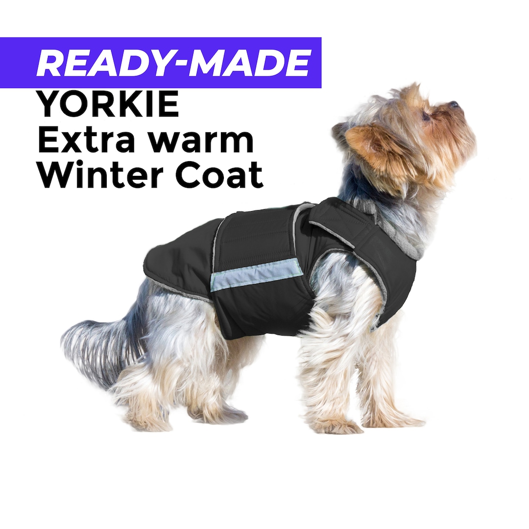 Ready-made Yorkie Extra Warm Winter Coat - Yorkie Jacket - Waterproof ...