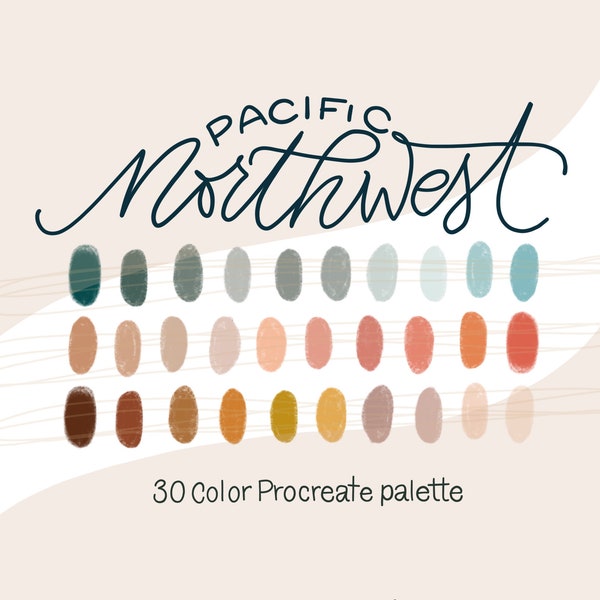 Boho Color Palette - Etsy