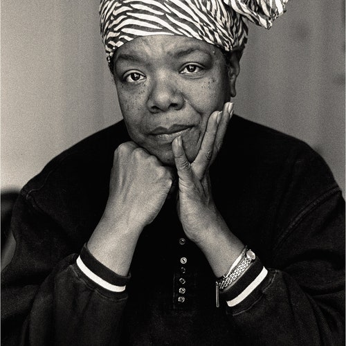 Maya Angelou Photograph Portrait Print Poster Poet Art - Etsy