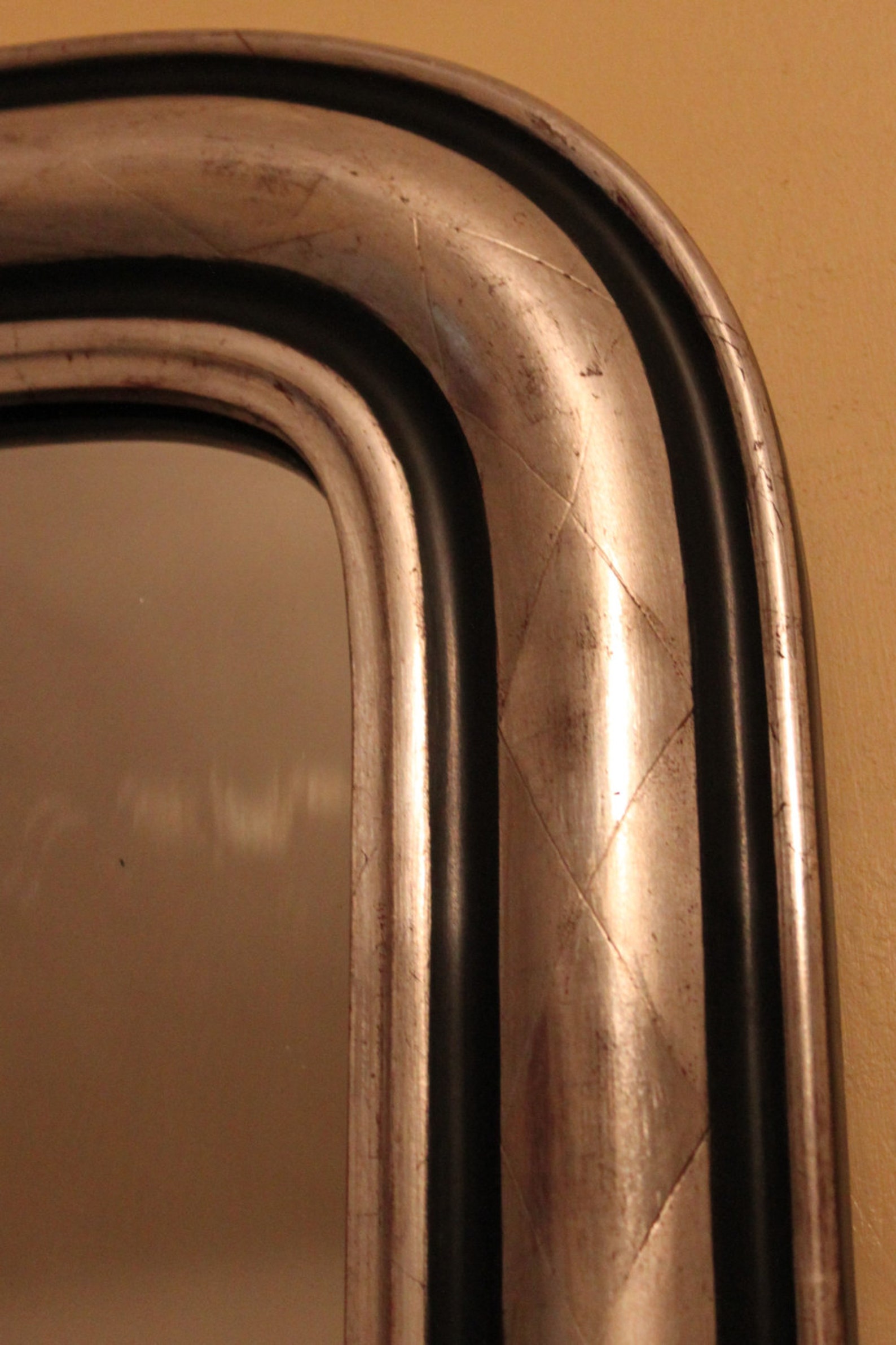 Mirror "vintage-modern": Silver Mirror (louis-philippe, French), Silver ...