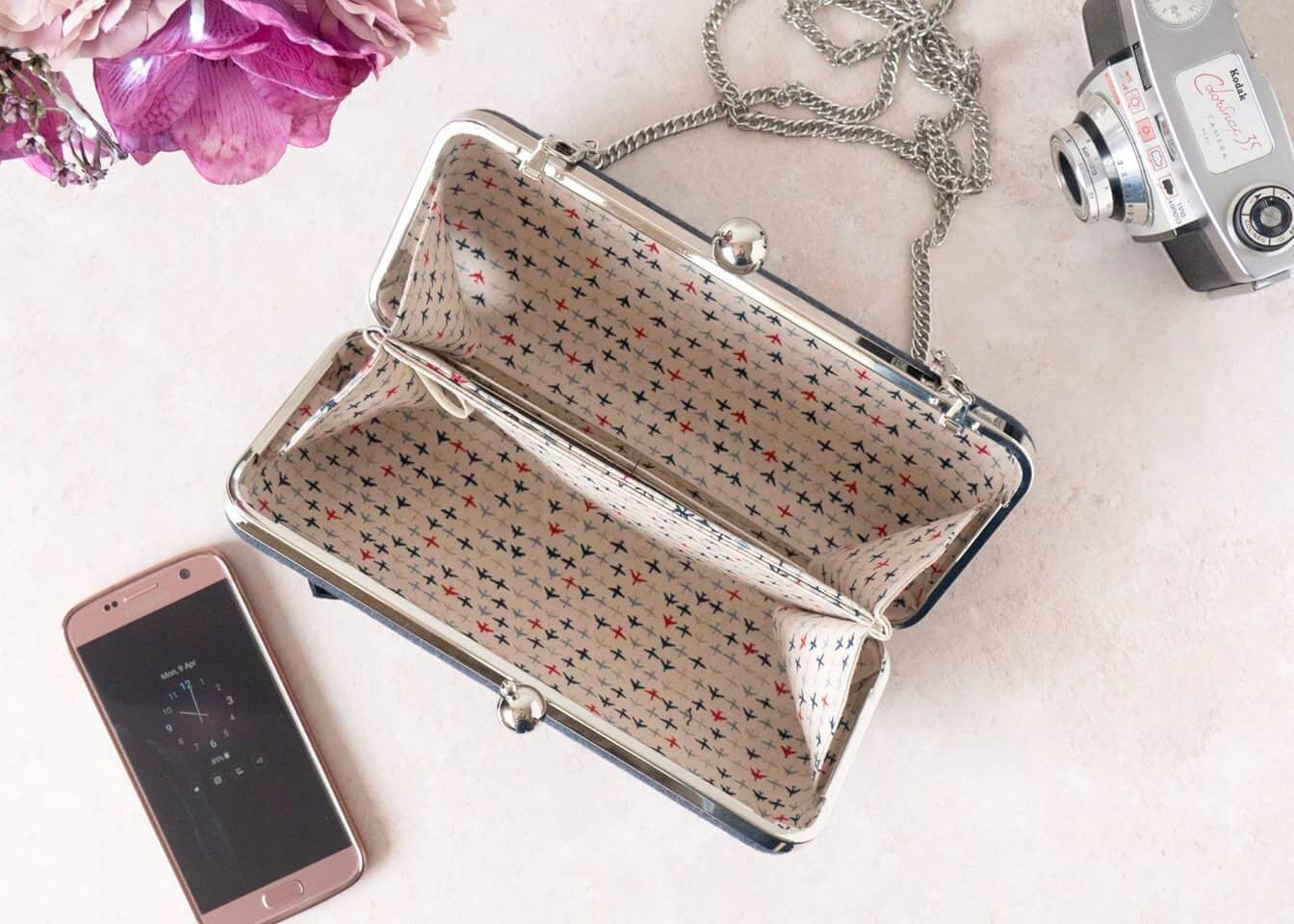 MADE TO ORDER Upcycled Uniform Clam Shell Clutch Purse - Etsy UK