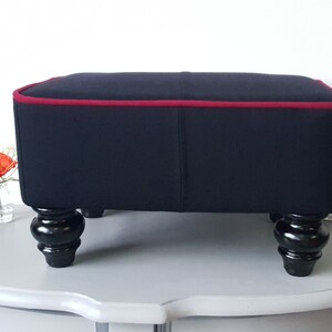 MADE TO ORDER - Upcycled Uniform Footstool - Uniform Supplied by ...