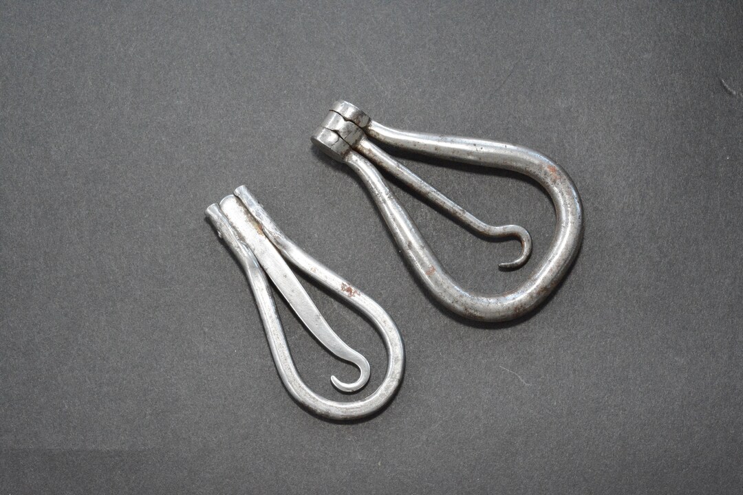 Two Antique Victorian Folding Steel Button Hooks - Etsy