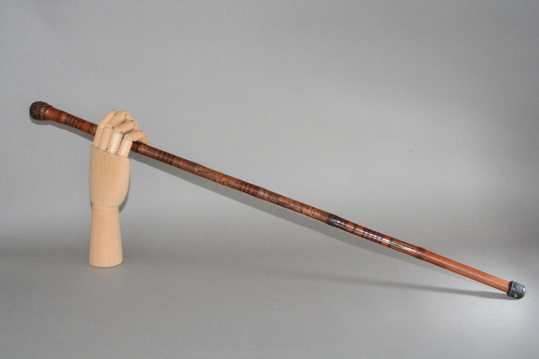 Antique Japanese Bamboo Walking Cane With Ladies Walking Stick - Etsy