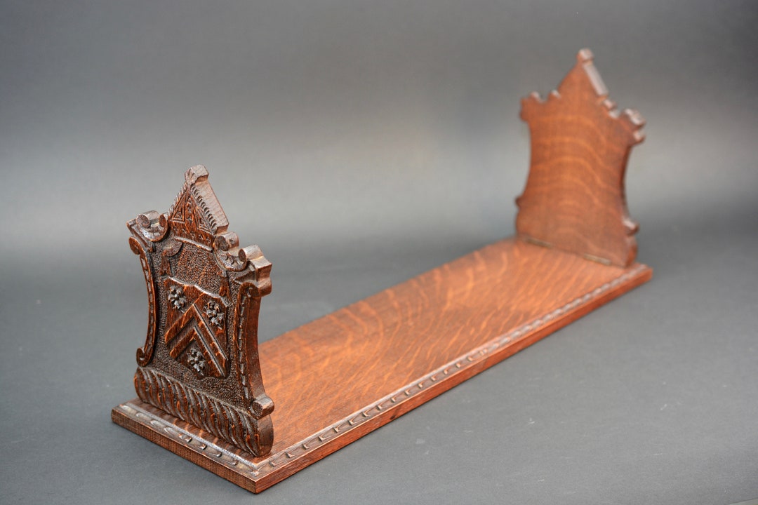 Antique Hand Carved Oak Book Holder Winchester College - Etsy