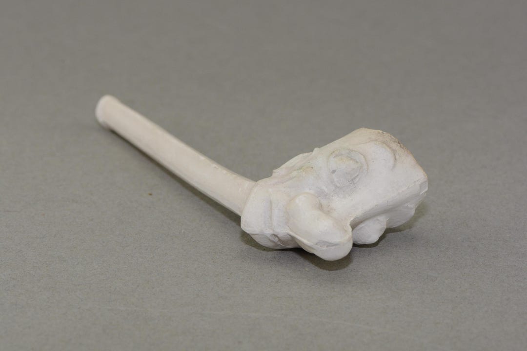 Antique Clay Pipe Smoking Tobacco Pipe Comedy Face - Etsy