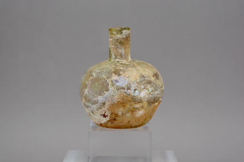 Ancient Roman Glass Vessel Perfume Flask or Ointment Oil Jar - Etsy UK