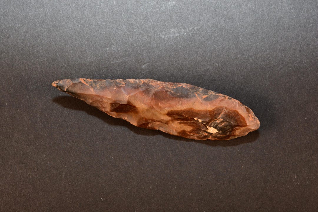 Neolithic Worked Flint Tool Spearhead Circa.4000bc - Etsy