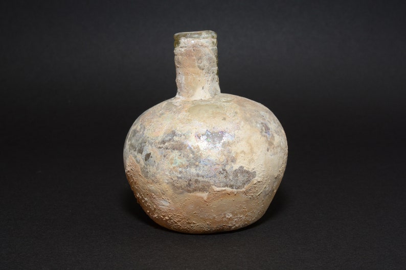 Ancient Roman Glass Vessel Perfume Flask or Ointment Oil Jar - Etsy