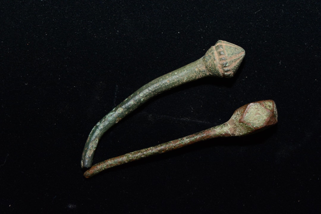 Two Anglo Saxon Dress Pins Bronze Hair Pin Circa.900 AD H3 - Etsy