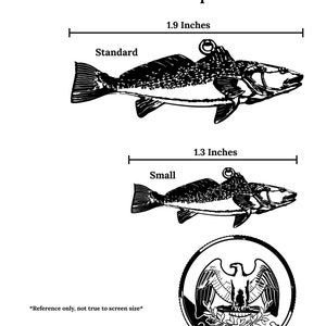 14k Gold Redfish Necklace, Red Drum Fish Pendant With Chain. Jewelry ...