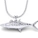 14k Gold Vermeil Redfish V.2 Necklace, Redfish in Action Charm, Red ...