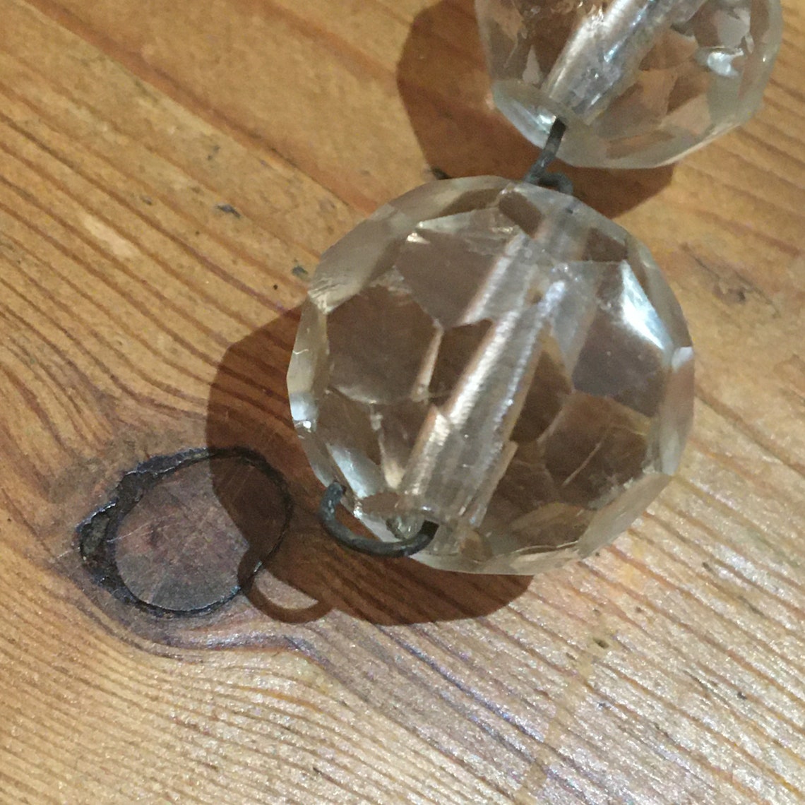 Set of 5 Victorian Multi Faceted Crystal Beads Perfect for - Etsy