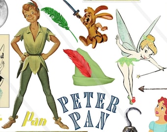 Peter pan clipart | Etsy