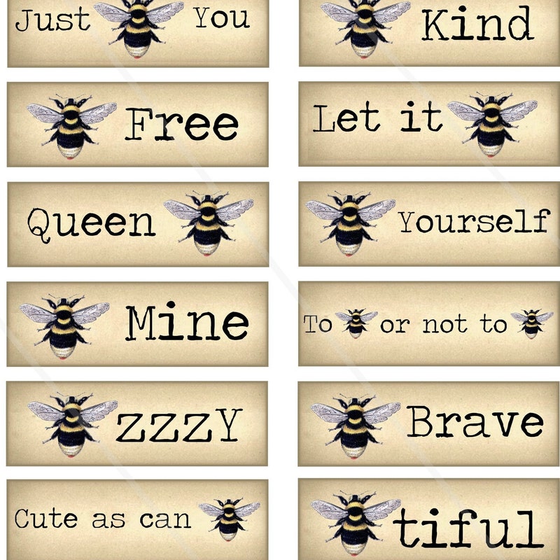 Bee Printable - Etsy