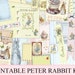 Peter Rabbit Junk Journal Kit Printable Scrapbooking Kit Junk Journal ...