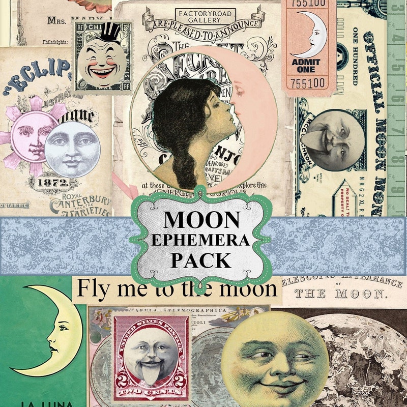 Ephemera Packs - Etsy