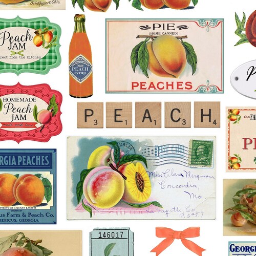 Vintage Lemon Ephemera Lemon Cliparts PNG Junk Journal Lemon - Etsy