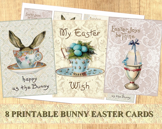 Easter-charming Primitive Spring Vintage Art Hang/gift - Etsy