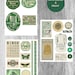 Green Ephemera Pack Instant Download Printable Digital - Etsy