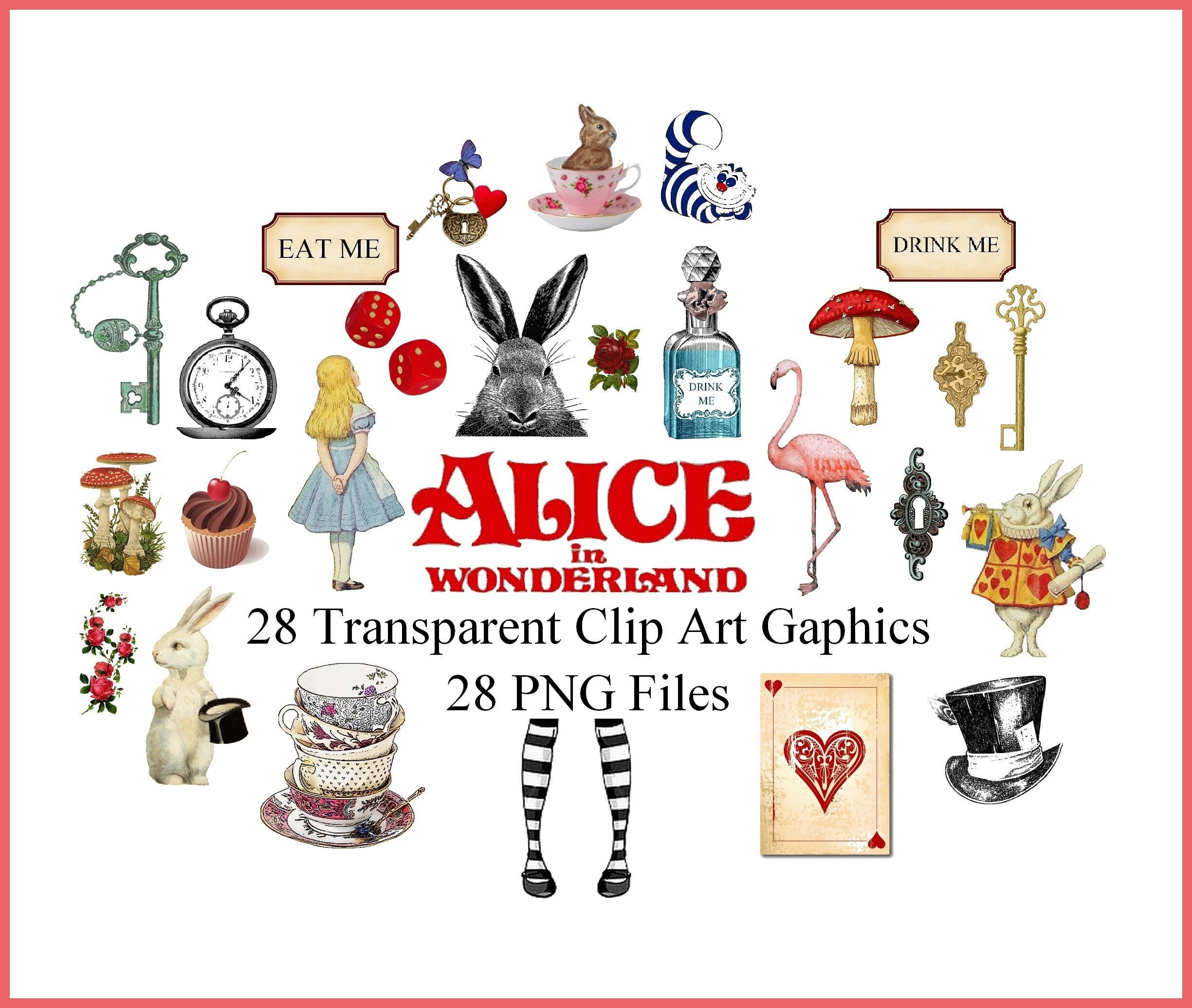 Alice In Wonderland Clip Art Tea Party