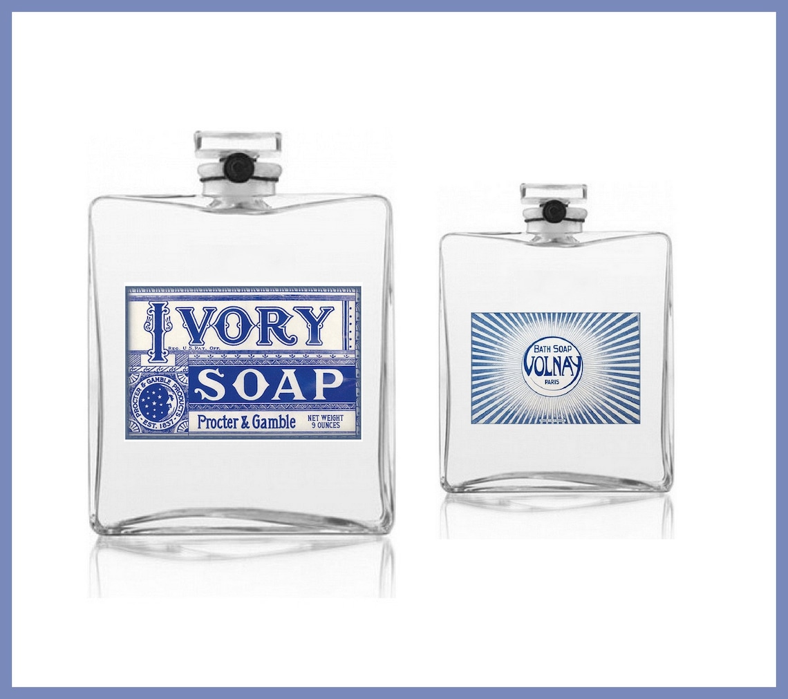 French Perfume Cologne Labels Digital Sheet 7 Labels - Etsy