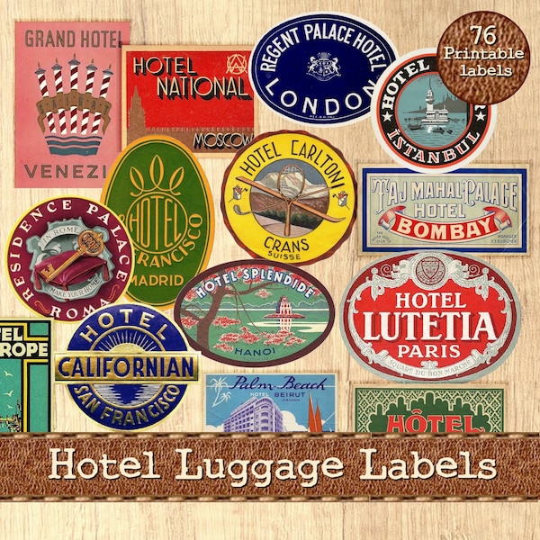Luggage Labels - Etsy UK