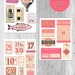 Pink Ephemera Pack Instant Download, Printable, Digital Collage, Diary ...