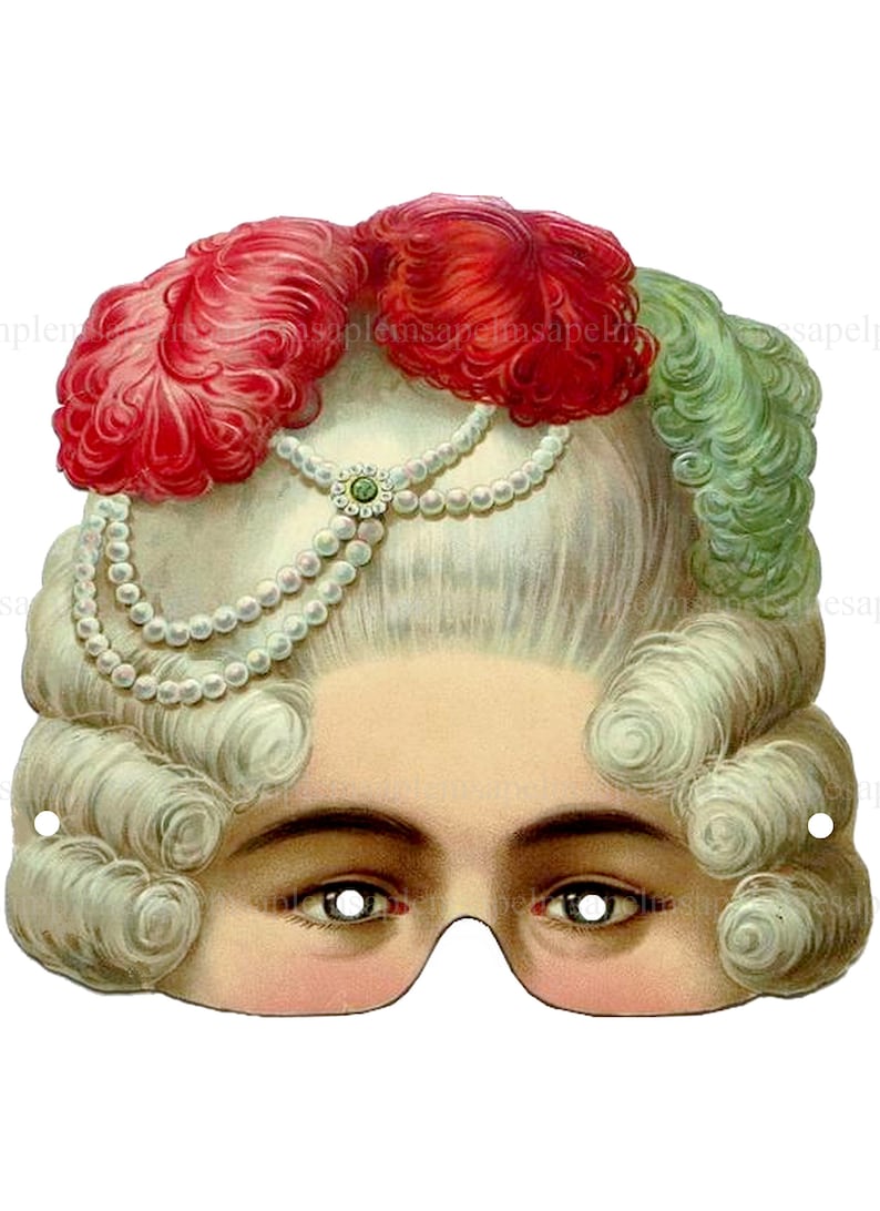 Victorian Half Mask Pack Carnival Antique Masks Victorian - Etsy