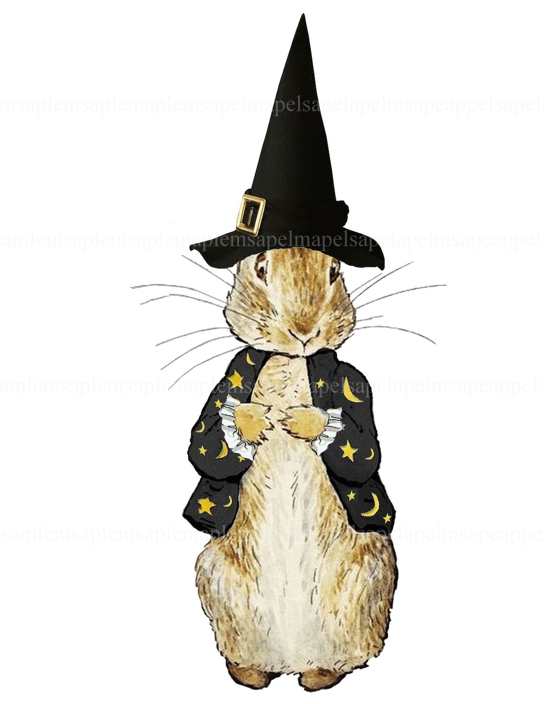 Halloween Peter Rabbit Printable Wall Art – Halloween Bunny Instant ...