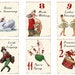 Twelve Days of Christmas Printable Cards, Retro Christmas Downloads ...