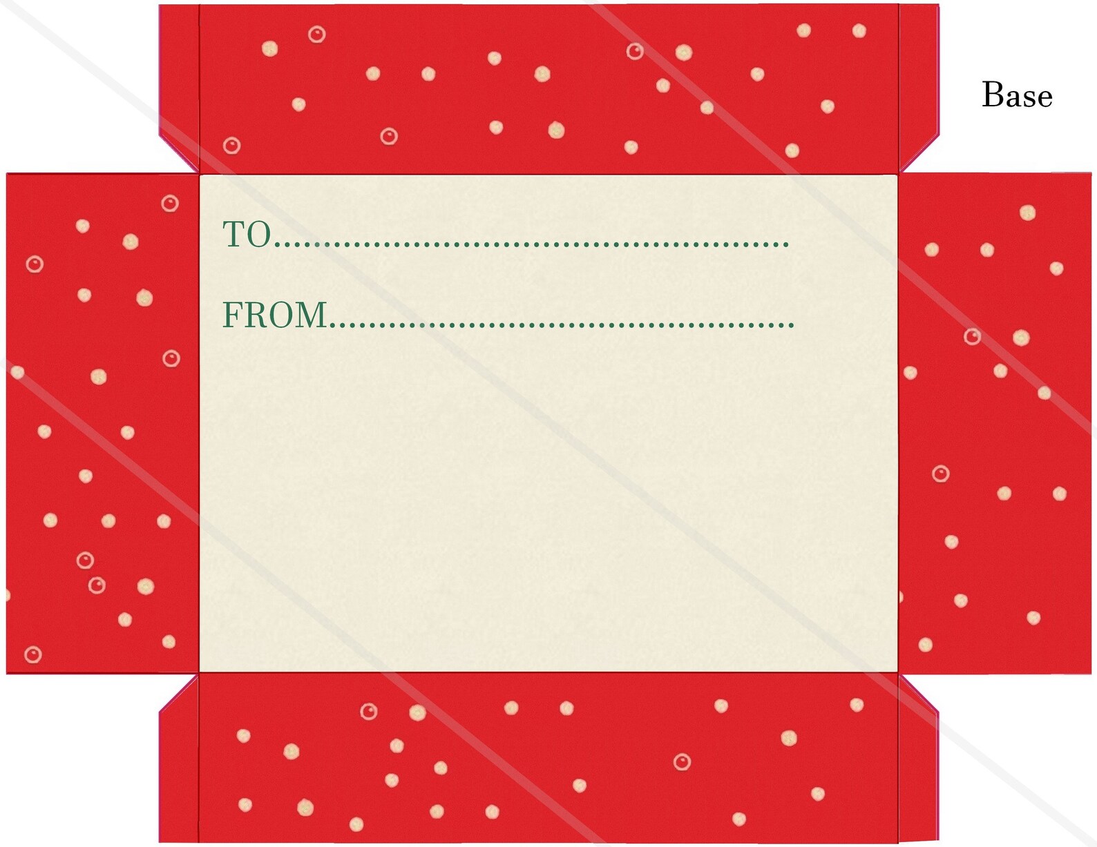 Printable Retro Christmas Ornament Box for Gifts DIY Vintage - Etsy