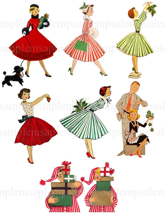 50s Style Clip Art