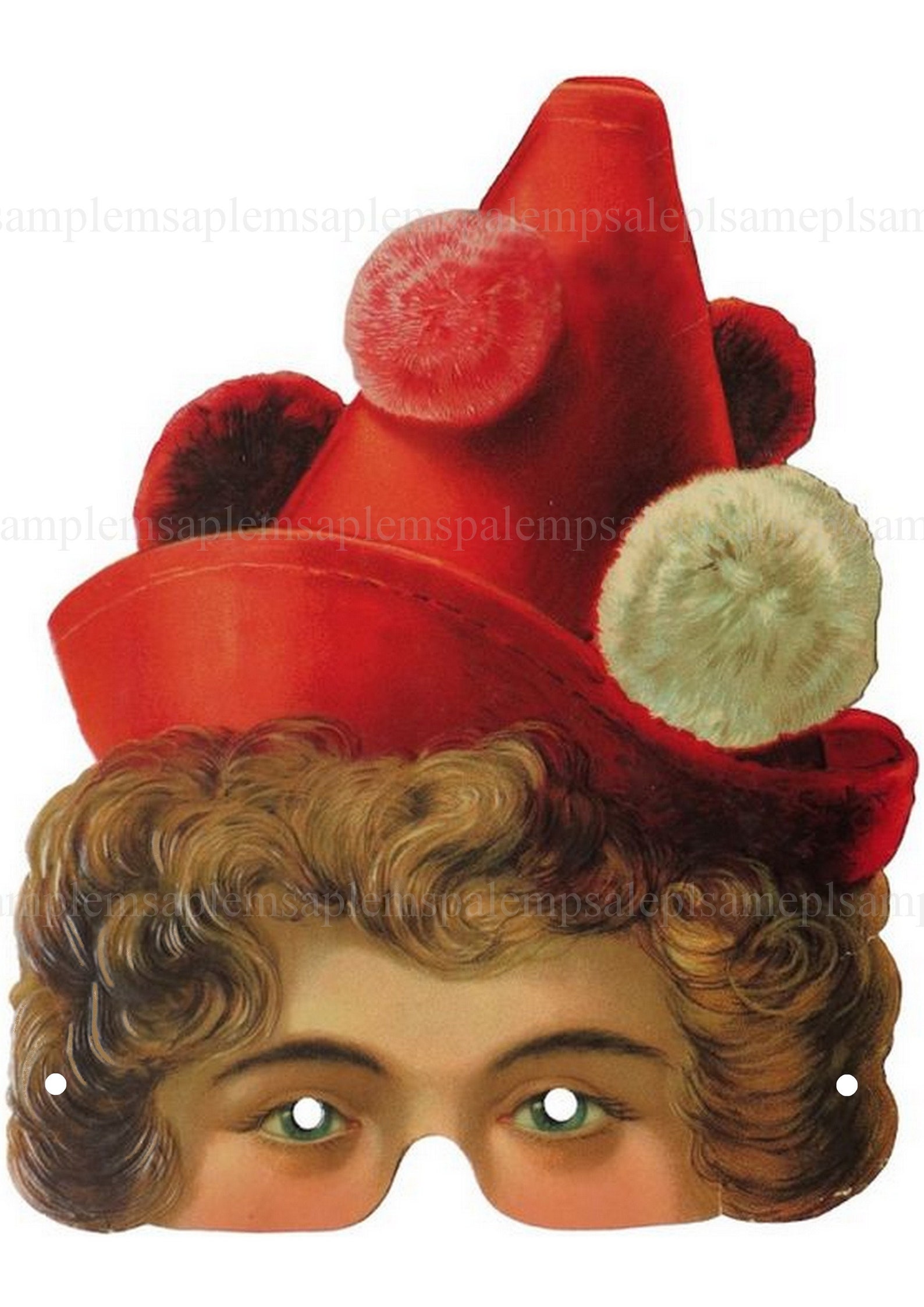Victorian Half Mask Pack Carnival Antique Masks Victorian Antique Paper ...