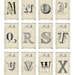 Alpha Tags, Letters and Numbers Junk Journal, Industrial Alphabet ...