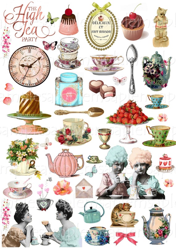 High Tea Party Clip Art