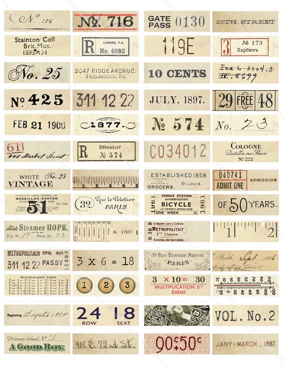 Clip Art & Image Files Craft Supplies & Tools Scrapbooking 1 Printable ...
