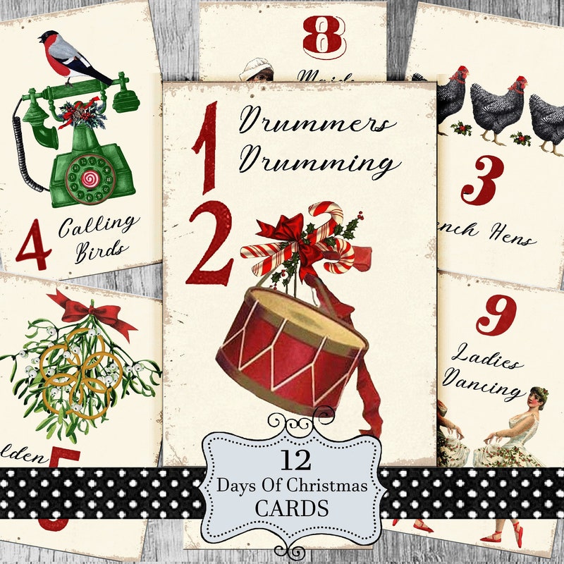 Twelve Days of Christmas - Etsy