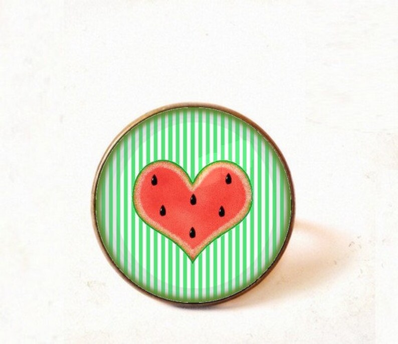 Digital Collage Sheet Circles Watermelon Summer Printable - Etsy