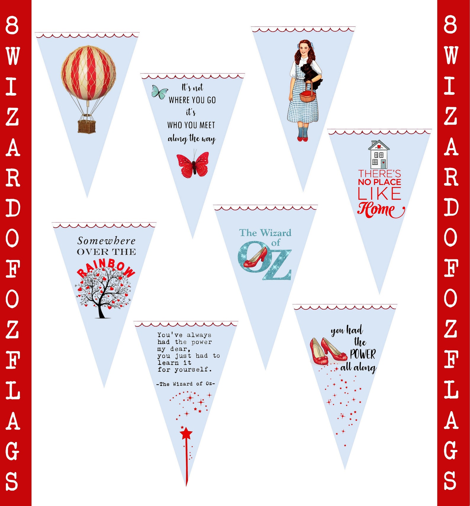 Printable the Wizard of Oz Banner the Wizard of Oz Party Banner Diy ...