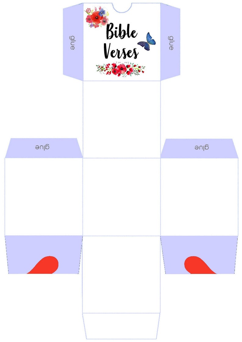 Digital Collage Sheet Bible Verses Tags and Box Scripture Art - Etsy