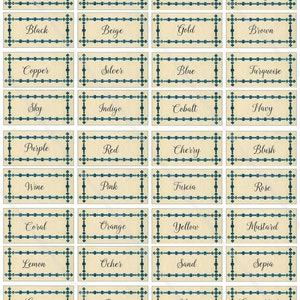 Craft Room Organization Labels Craft Room Labels Printable Instant ...